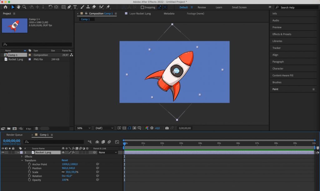 How to Make an Object Fade in After Effects - AEJuice