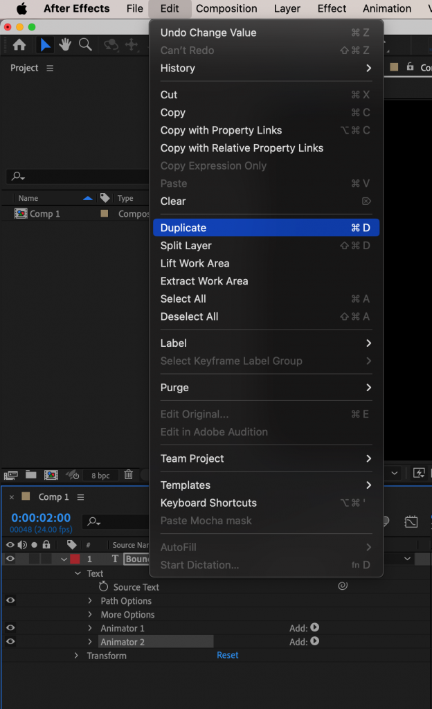 How to Make Text Bounce in After Effects | aejuice.com