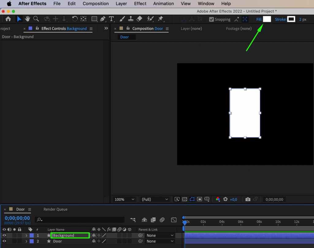 How to animate a door opening in After Effects