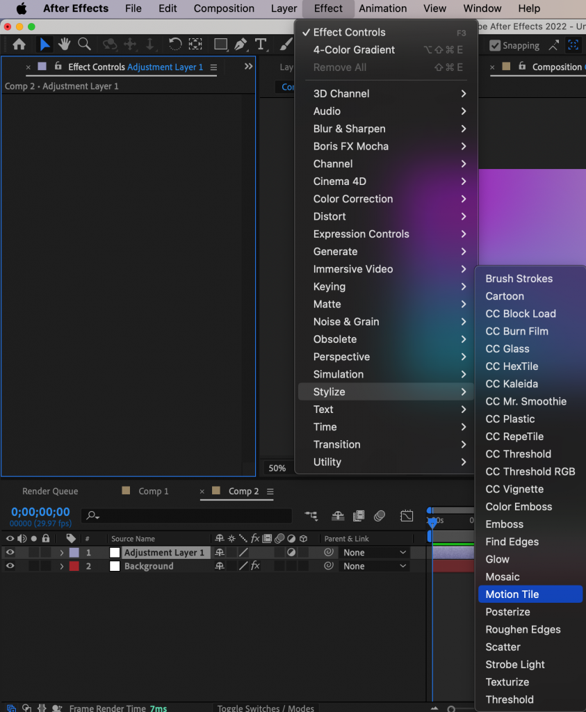 How to create animated background in After Effects | aejuice.com