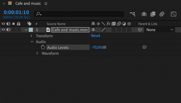 How to Mute Sound in After Effects | aejuice.com