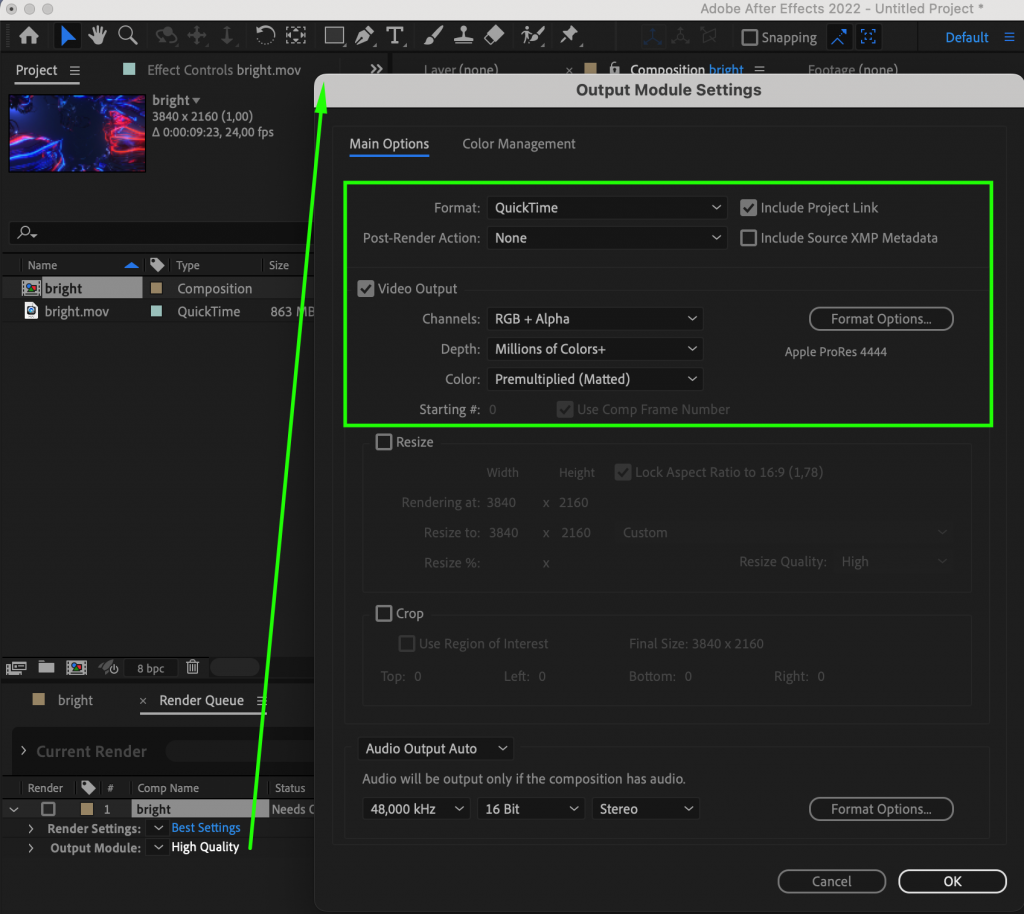 How to Render High Quality Video in After Effects | aejuice.com
