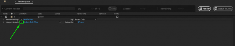 How to Set Output Module in After Effects | aejuice.com