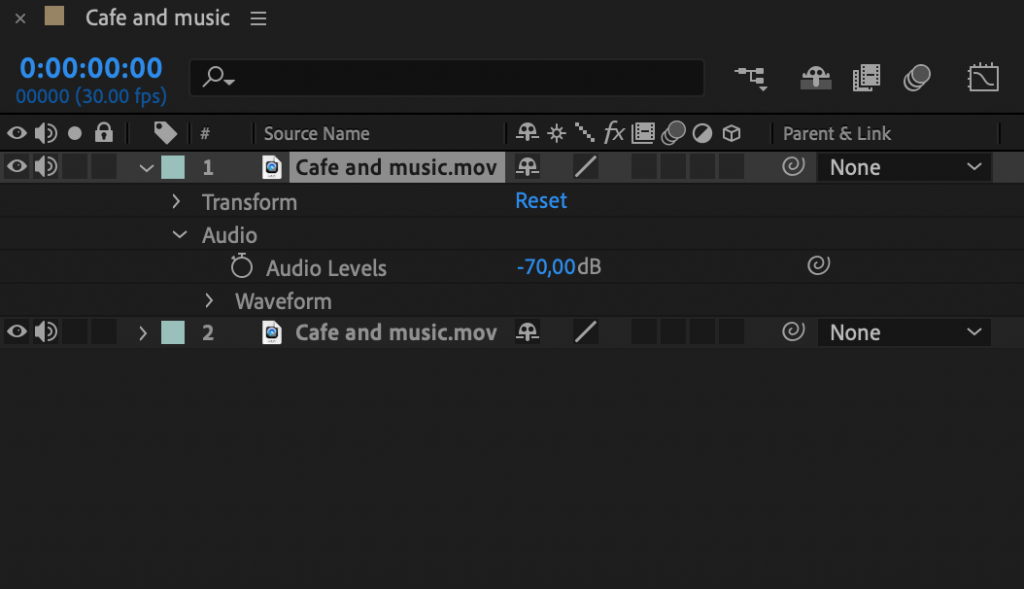 How To Split Audio From Video in After Effects | aejuice.com