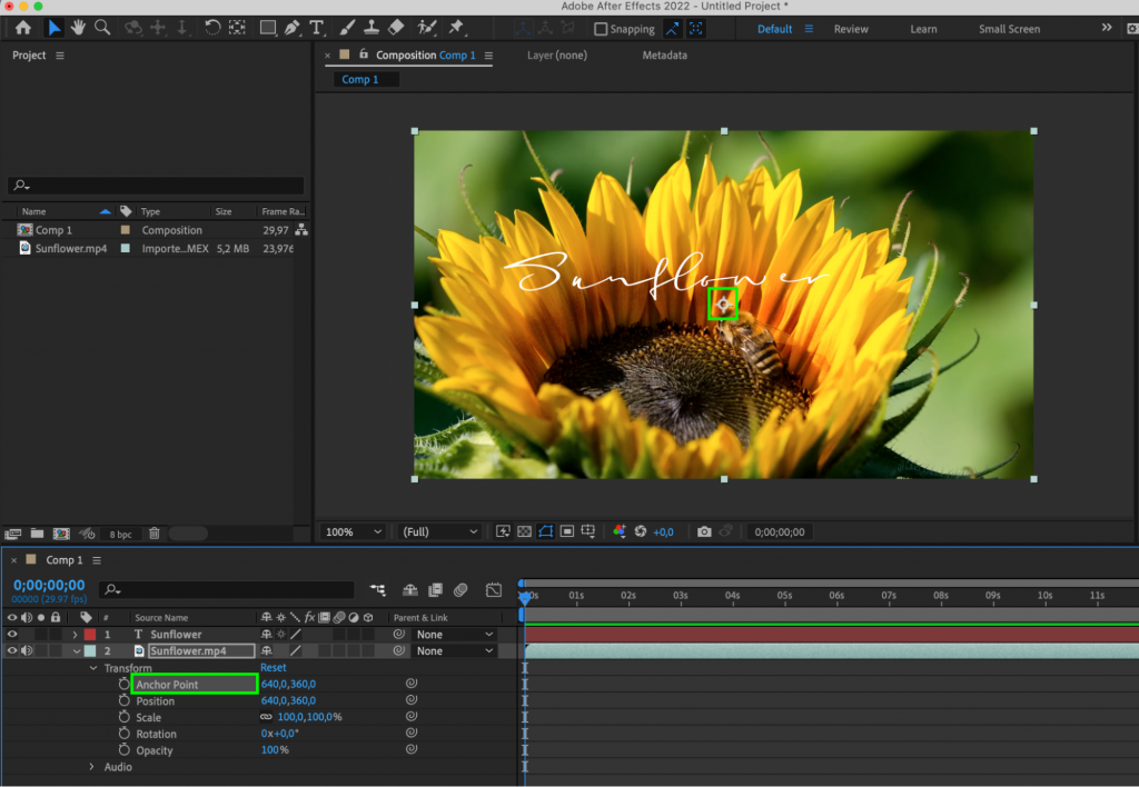 How to Use Anchor Point in After Effects | aejuice.com