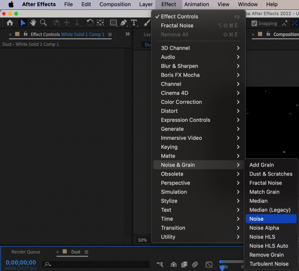 How to create dust in After Effects | aejuice.com