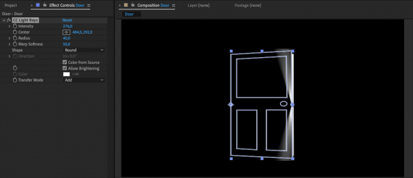 How to animate a door opening in After Effects