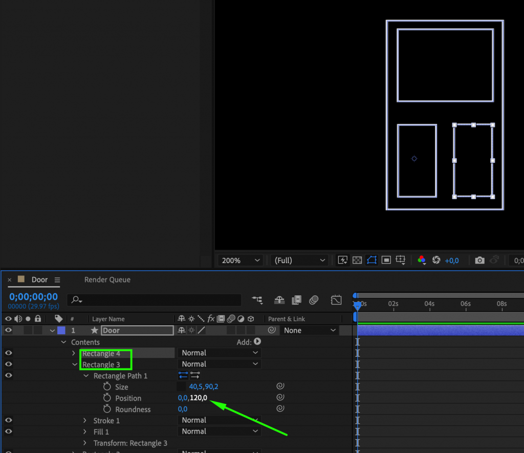 How to animate a door opening in After Effects