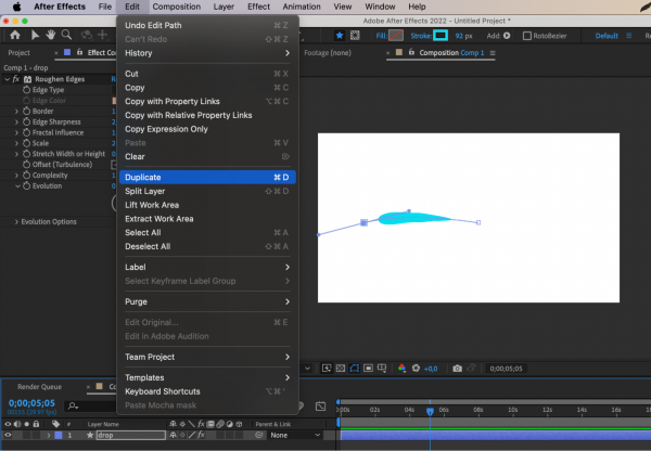 How to create Water Splash in After Effects | aejuice.com