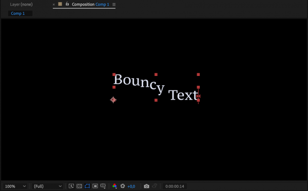 How to Make Text Bounce in After Effects | aejuice.com