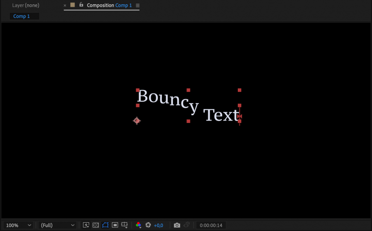 How to Make Text Bounce in After Effects | aejuice.com