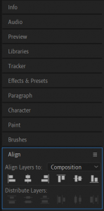 How to align in After Effects | aejuice.com