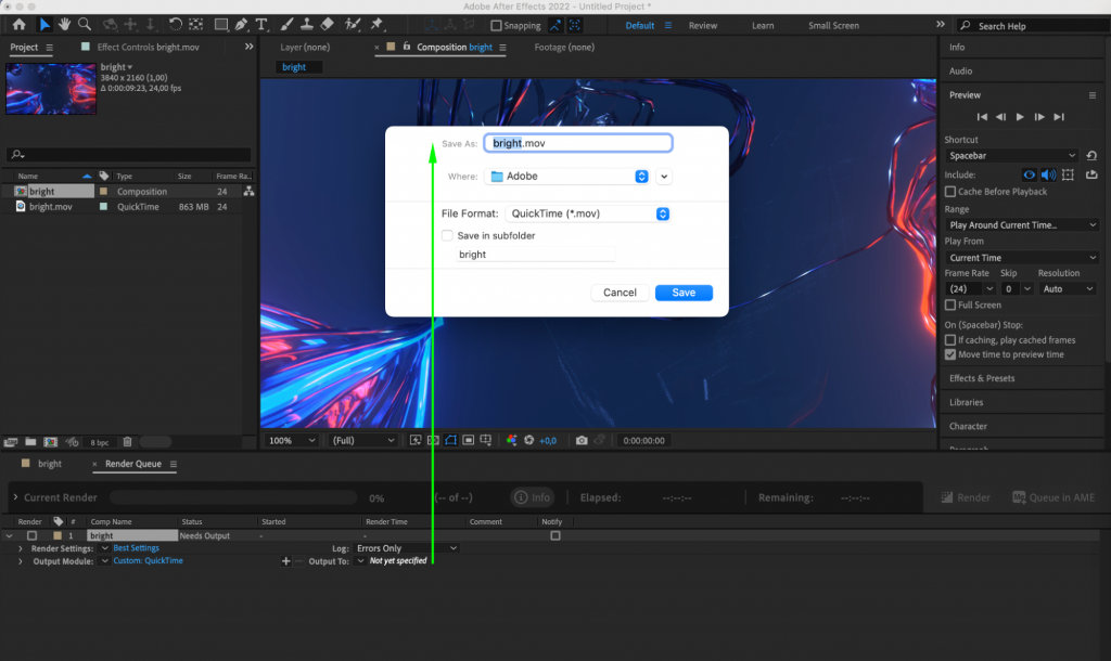 How to Render High Quality Video in After Effects | aejuice.com