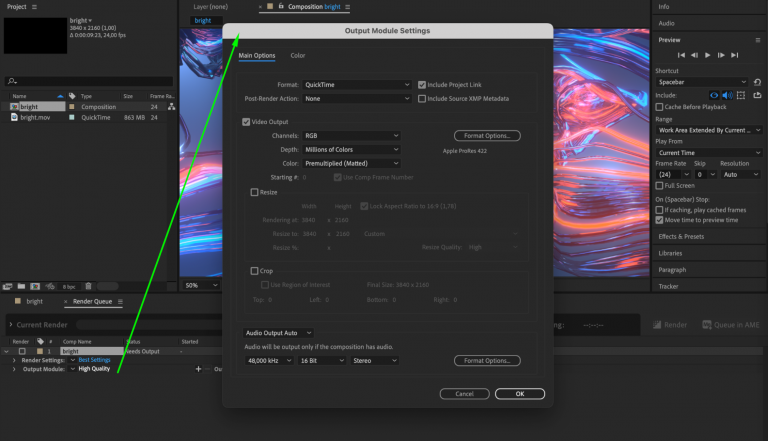How to Change Render Location in After Effects | aejuice.com