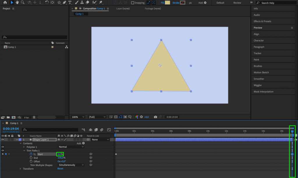 How to Make Triangle in After Effects | aejuice.com