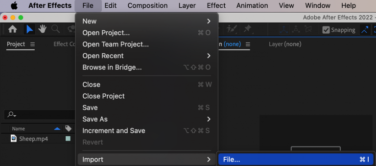 How to Delete Part of a Clip in After Effects | aejuice.com