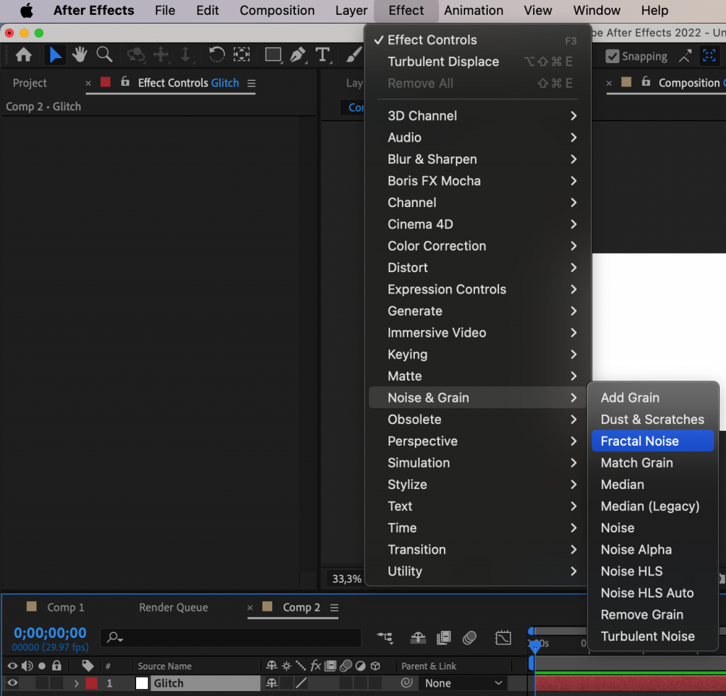 How to create glitch effect in After Effects | aejuice.com