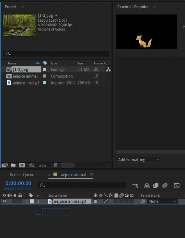 How to add background in After Effects | aejuice.com
