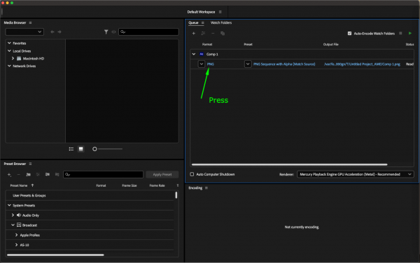 How to Export PNG from After Effects | aejuice.com