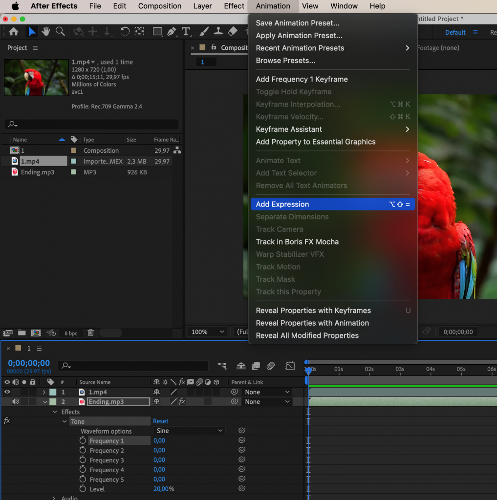 How to Pitch Audio in After Effects | aejuice.com