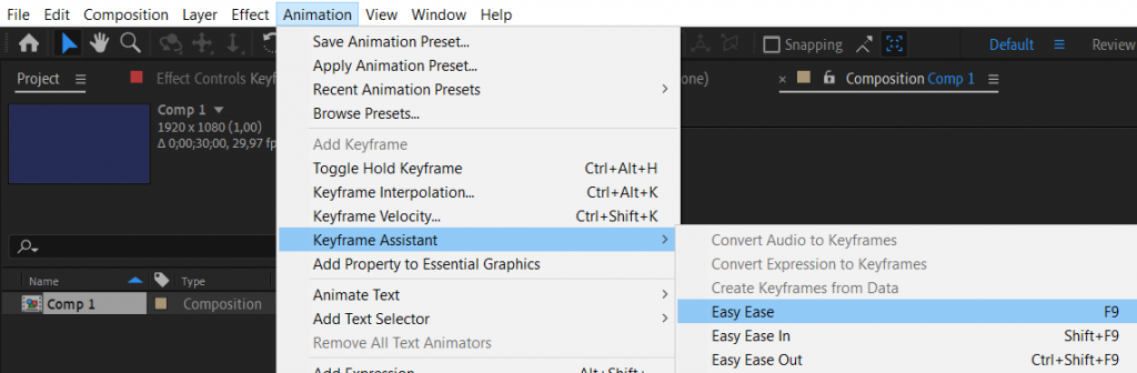 How to change keyframe type in After Effects | aejuice.com
