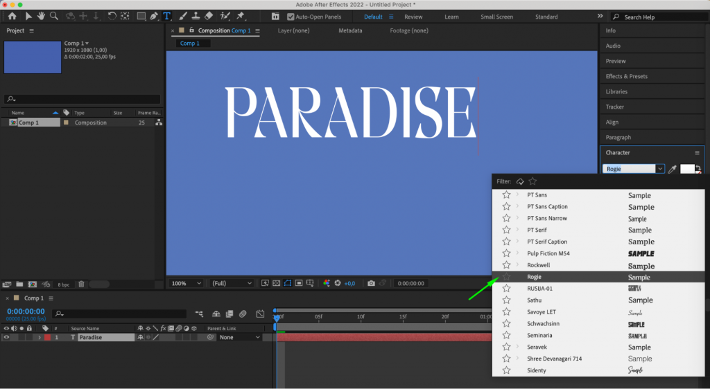 How to Install Fonts in After Effects | aejuice.com