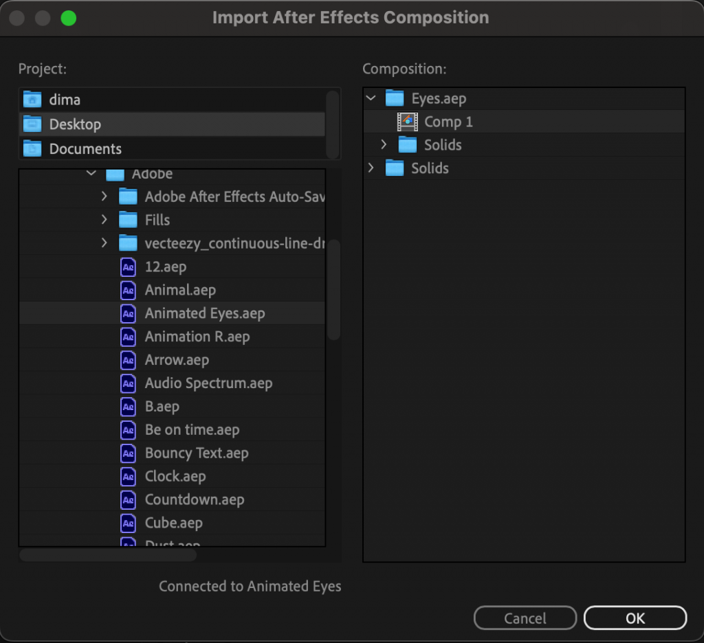 How to Open After Effects Projects in Premiere Pro | aejuice.com