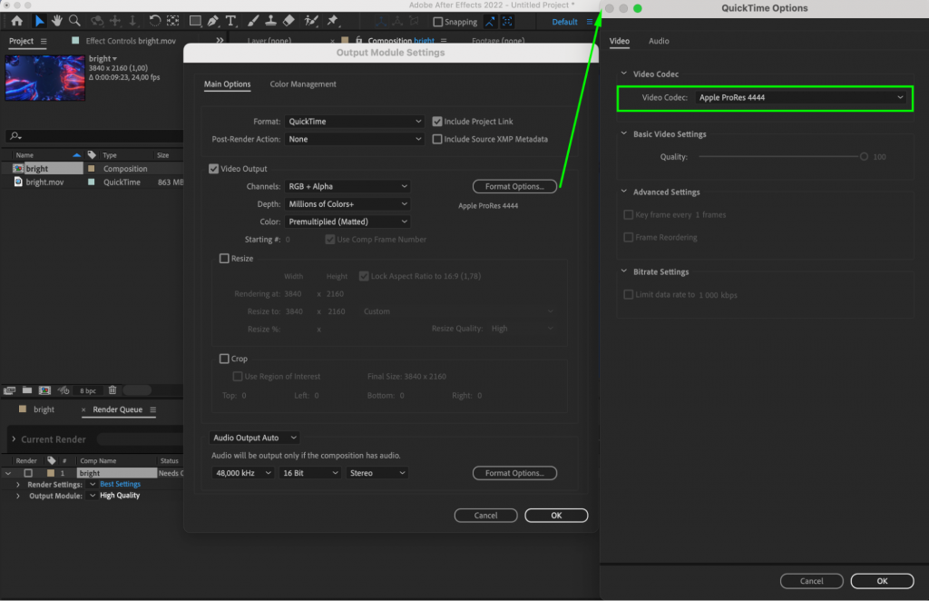 How to Render High Quality Video in After Effects | aejuice.com