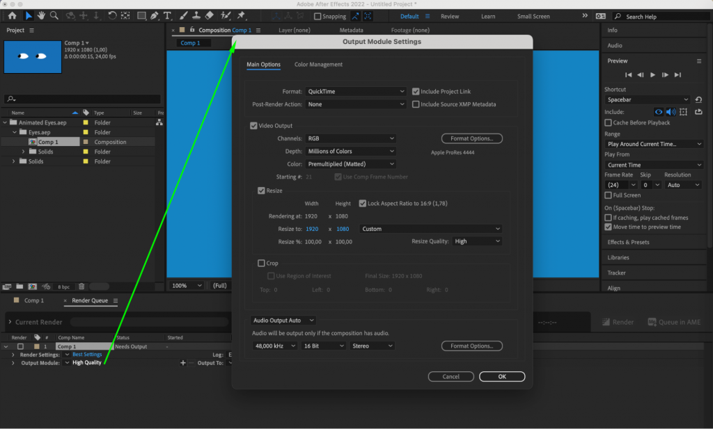 How to Render Specific Frames in After Effects | aejuice.com