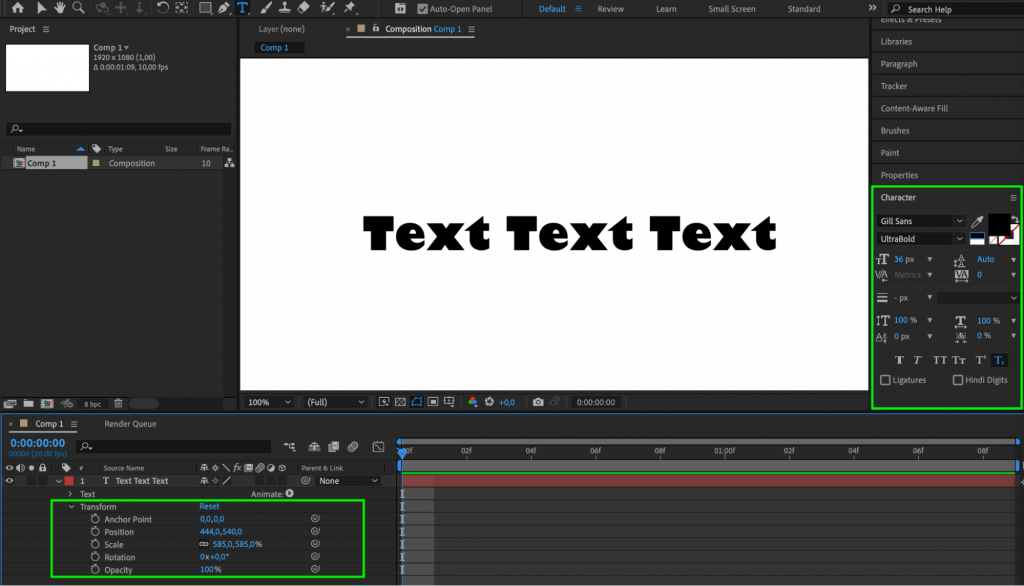 How to Add a Stroke to Text in After Effects | aejuice.com