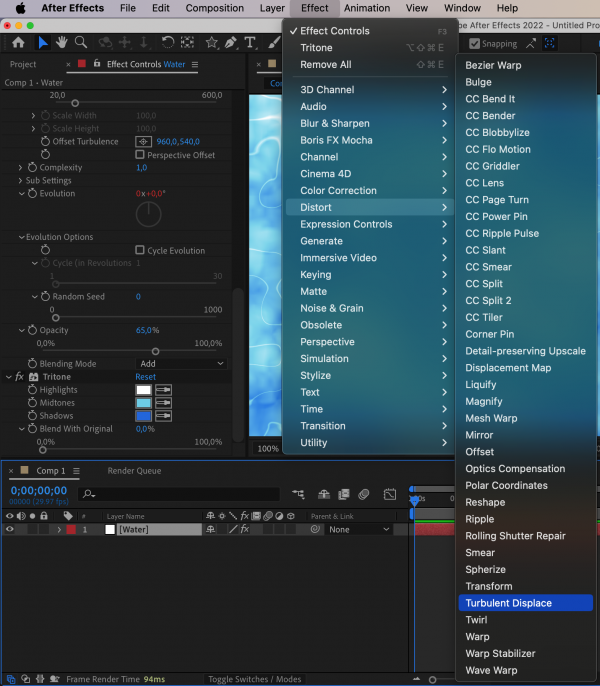 How to animate water in After Effects | aejuice.com