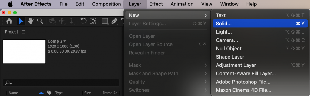 How to create animated background in After Effects | aejuice.com