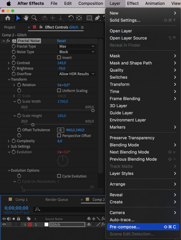 How to create glitch effect in After Effects | aejuice.com