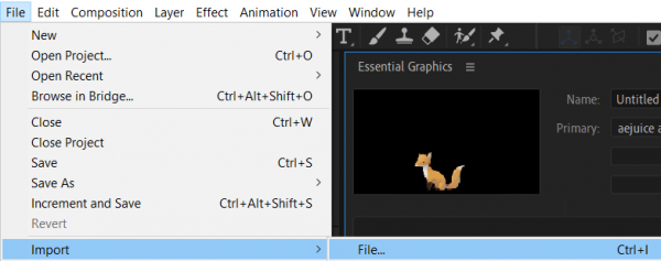 How to add background in After Effects | aejuice.com