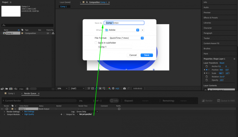 How to Make an Ellipse in After Effects | aejuice.com