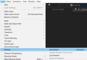 How to Put Markers in After Effects | aejuice.com