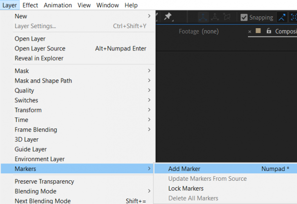 How to Put Markers in After Effects | aejuice.com