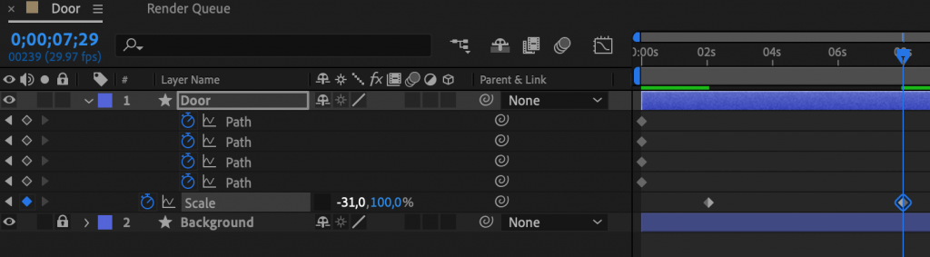 How to animate a door opening in After Effects