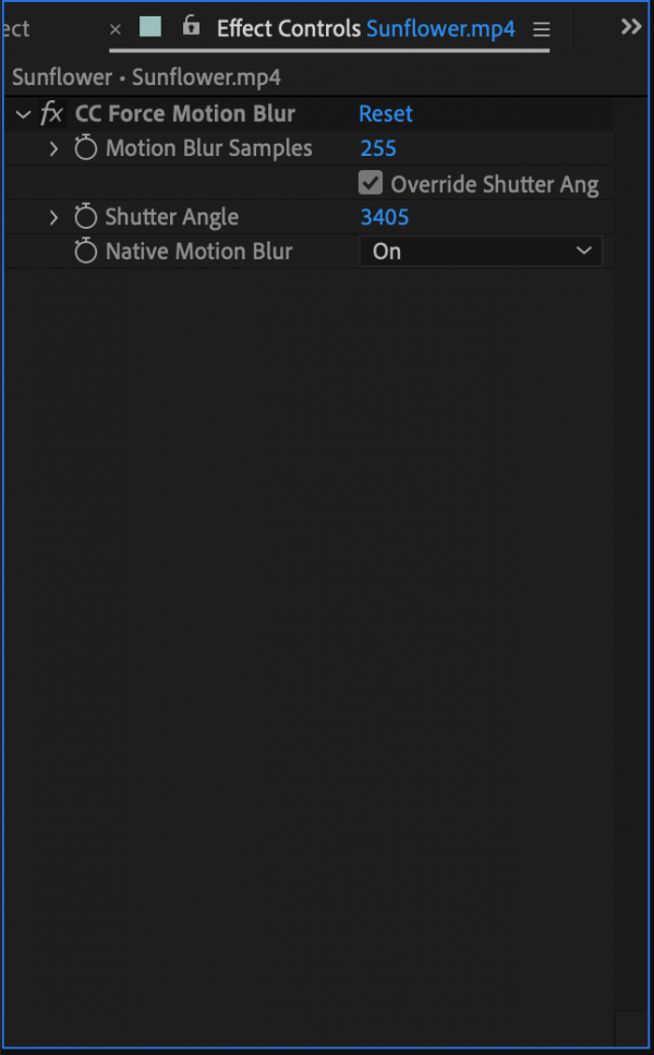 How to Adjust Motion Blur in After Effects | aejuice.com