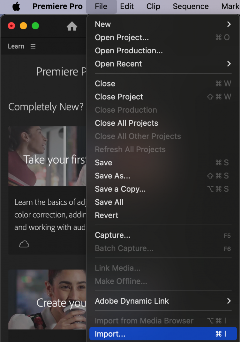 How to Import After Effects File into Premiere Pro | aejuice.com