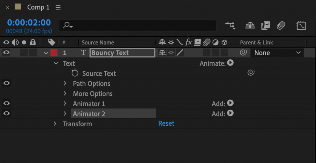 How to Make Text Bounce in After Effects | aejuice.com