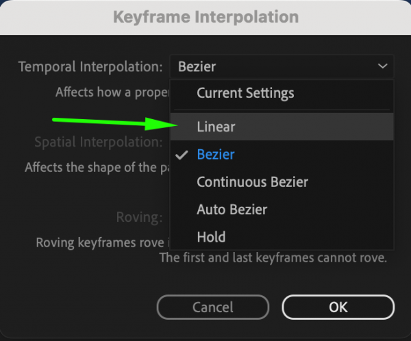 How to Remove Easy Ease in After Effects | aejuice.com
