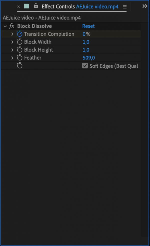 How to Cross Dissolve in After Effects | aejuice.com