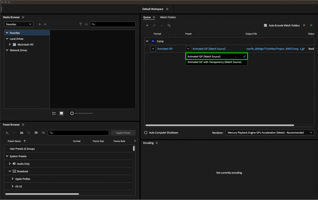 How to Reduce GIF Size in After Effects | aejuice.com