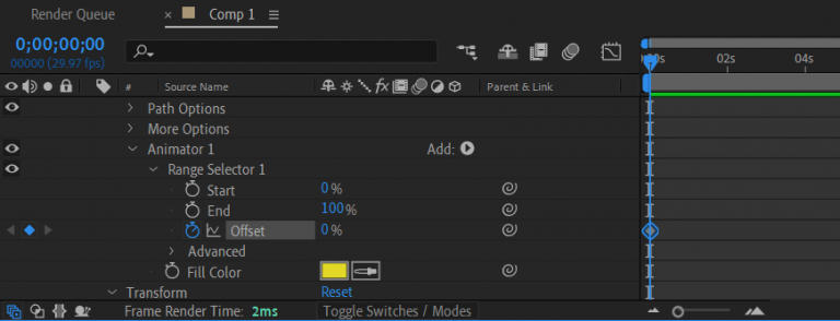 How to animate text color in After Effects | aejuice.com