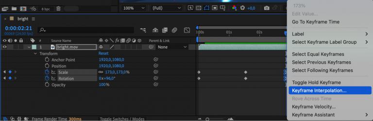 How to Remove Easy Ease in After Effects | aejuice.com