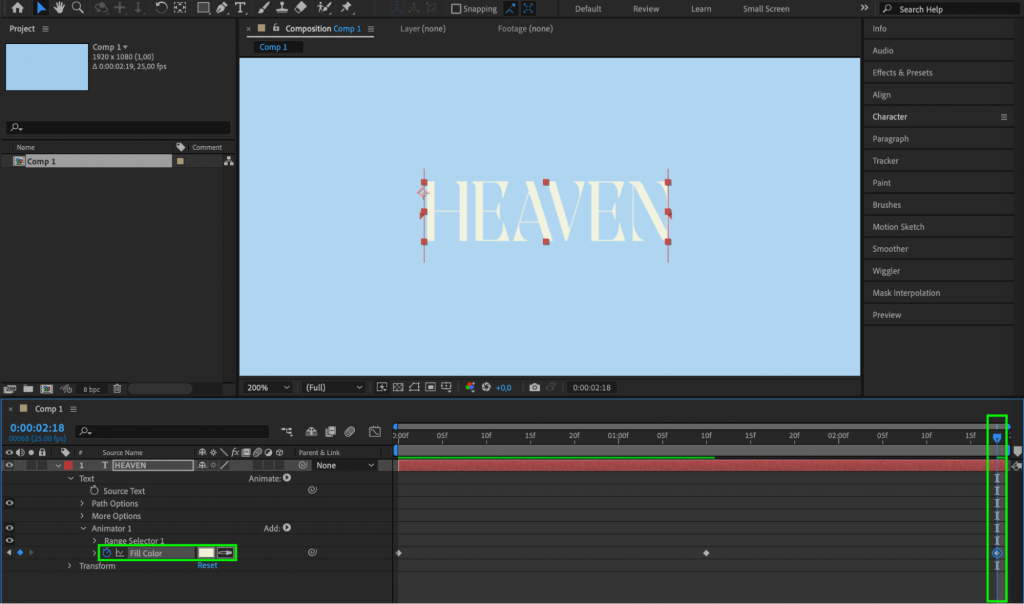 How to Make Text Change Color in After Effects | aejuice.com