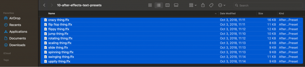 How to Install FFX Files in After Effects | aejuice.com