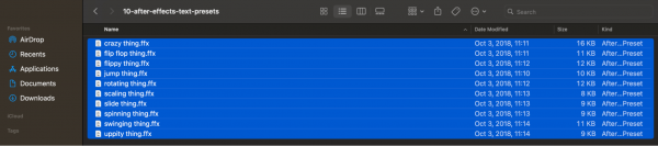 How to Install FFX Files in After Effects | aejuice.com