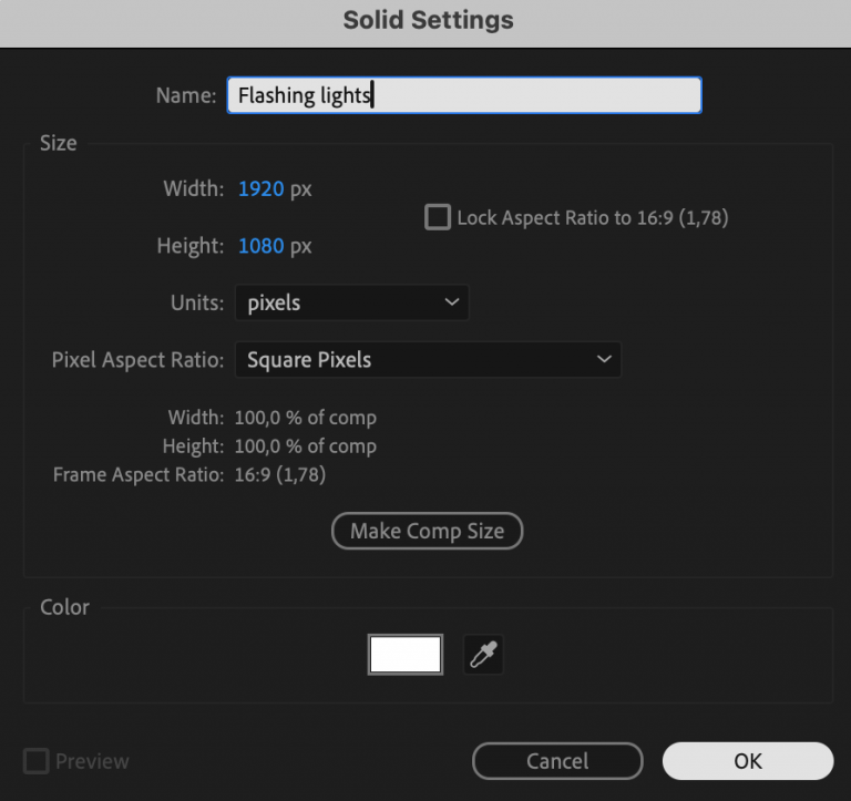 How to Make Flashing Lights in After Effects | aejuice.com